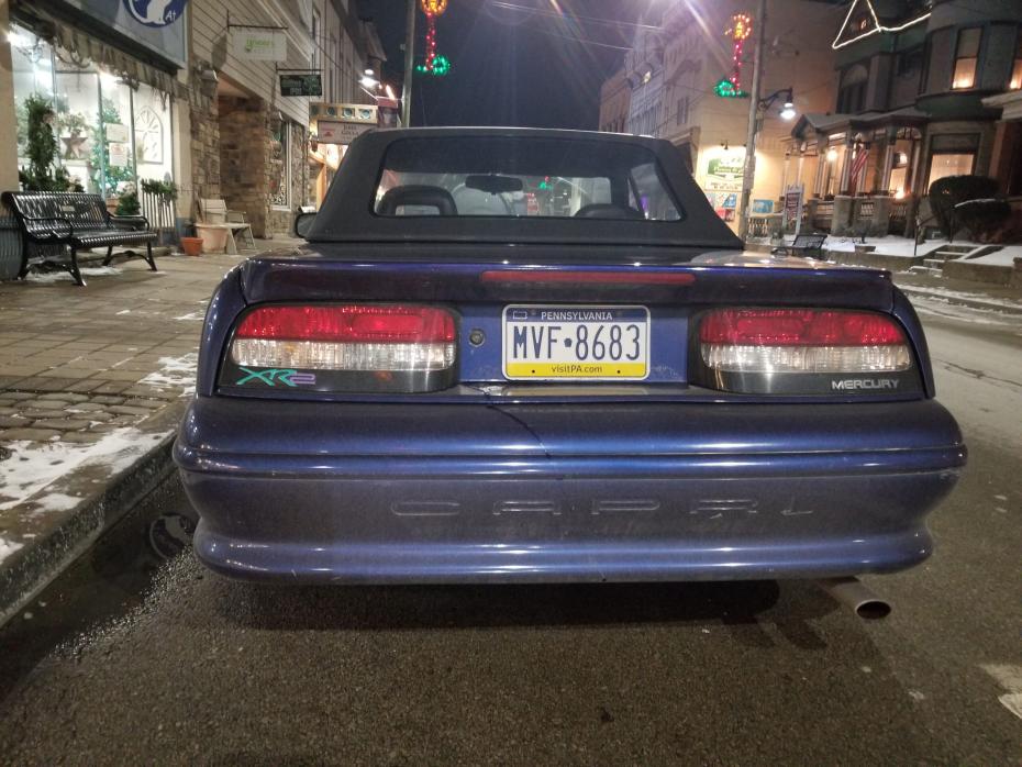 Mercury Capri XR2 Turbo de 1994 : Le roadster oublié qui mérite un ...